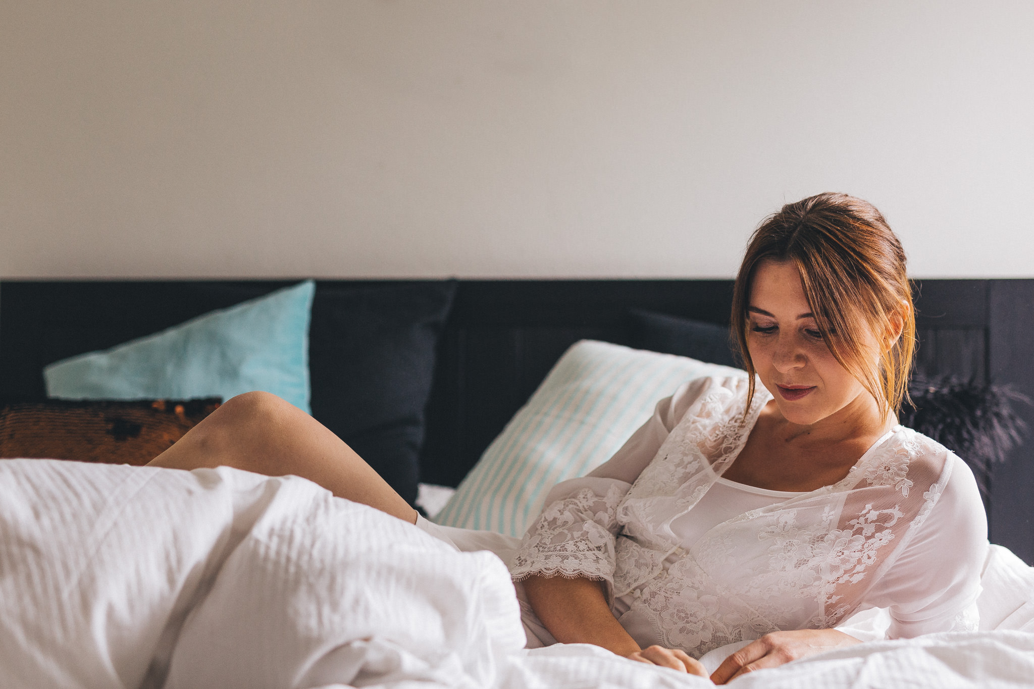 Bridal Boudoir Session at Home - Maria Luise Bauer Photography